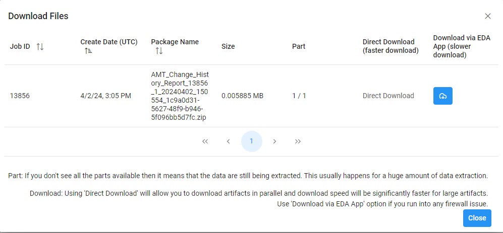 EDA Training - AMT Change History Report Guide | PIEE
