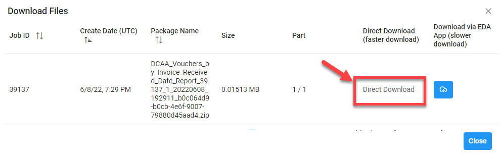EDA Training - DCAA Vouchers by Invoice Received Date Report | PIEE