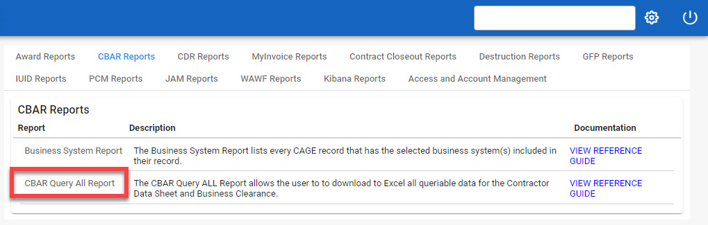 EDA Training - CBAR Query All Report | PIEE