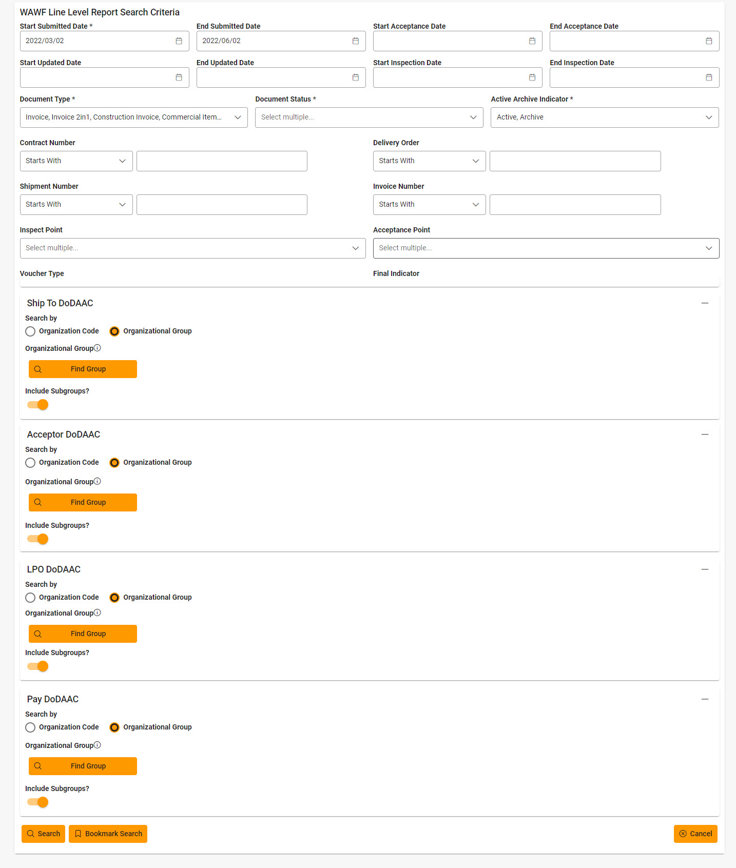 EDA Training - WAWF Line Level Report | PIEE