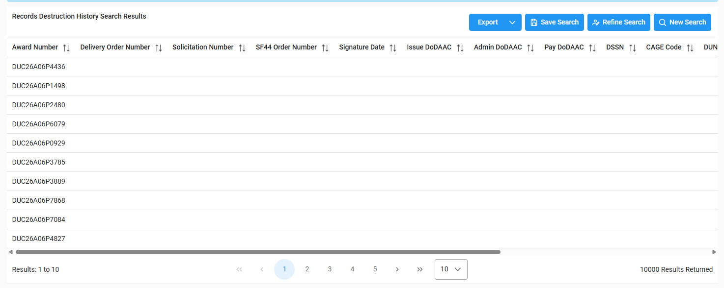 EDA Training - Records Destruction Report | PIEE