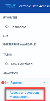 EDA Training - SDW User Account Report | PIEE