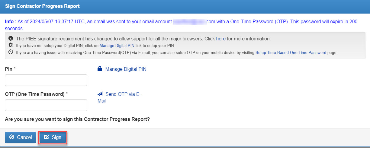 SPM Training - COR Status Report | PIEE
