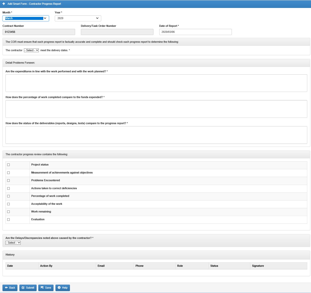 SPM Training - Contract Progress Report | PIEE